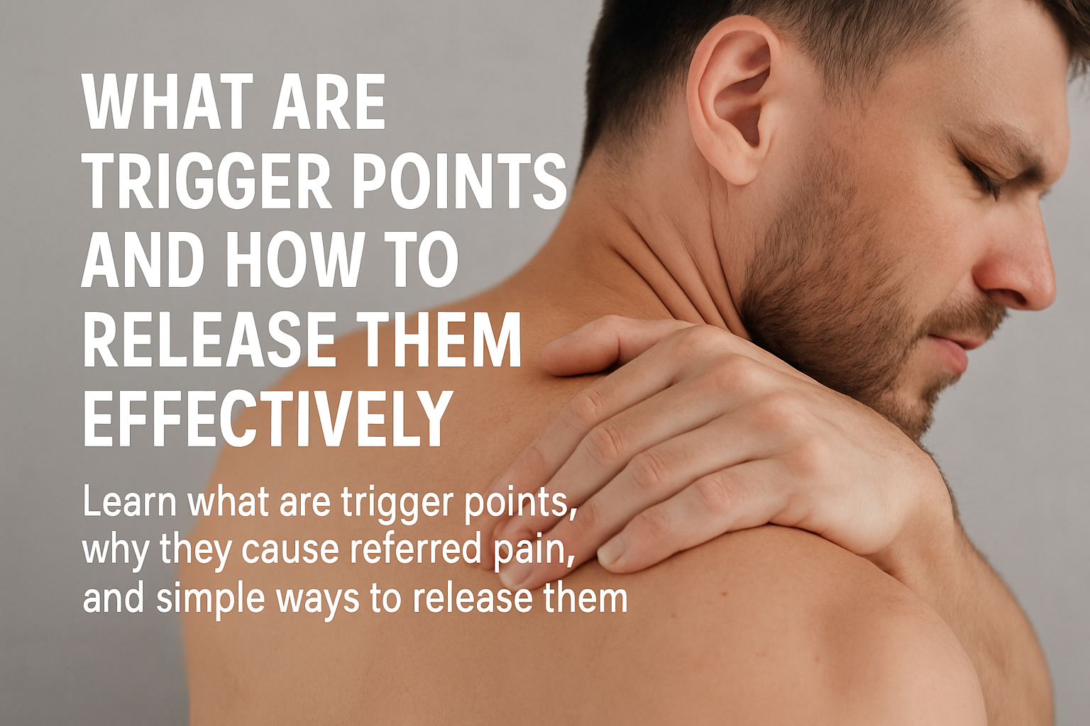 What Are Trigger Points And How To Release Them Effectively? – Chill Spa